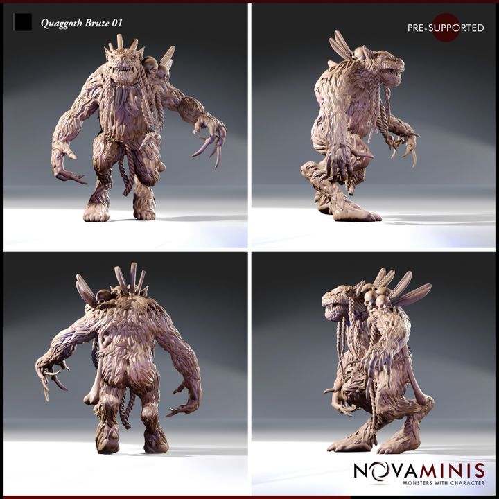 3D Printable Quaggoth Brute 01 by NOVAMINIS